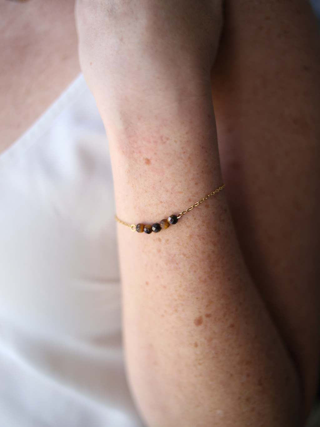 Tigers Eye Bracelet - Power Dainty Chain – WonderLight Jewelry